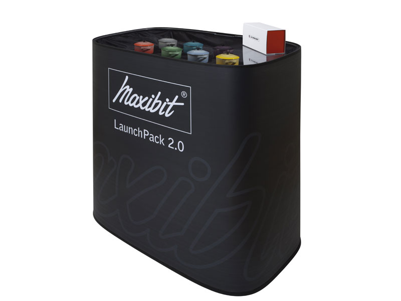 Maxibit LaunchPack 2.0 portabel mässdisk, mässbord, demodisk